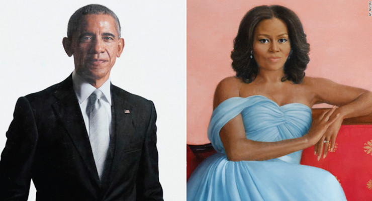 Official Obama Portraits Unveiled at the White House - The Madison Times Official Obama Portraits Unveiled at the White House - The Madison Times