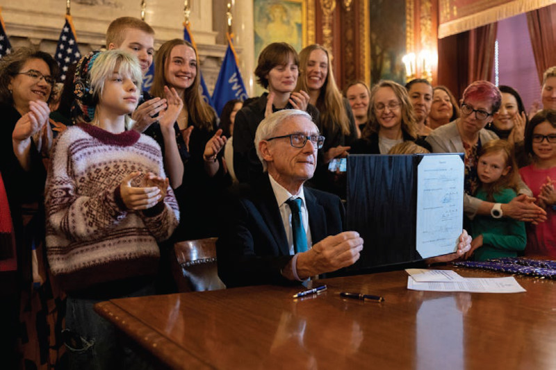 Wisconsin Gov Tony Evers Vetoes Trans Youth Care Ban The Madison Times