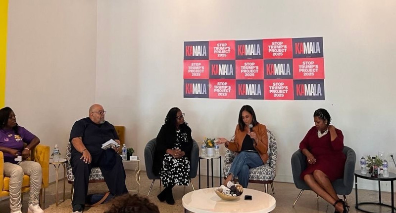 Maya Harris Travels to Milwaukee to Support Her Sister, Vice President ...