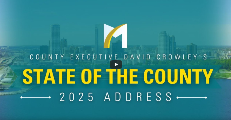 Milwaukee County Executive David Crowley Delivers 2025 State of the ...